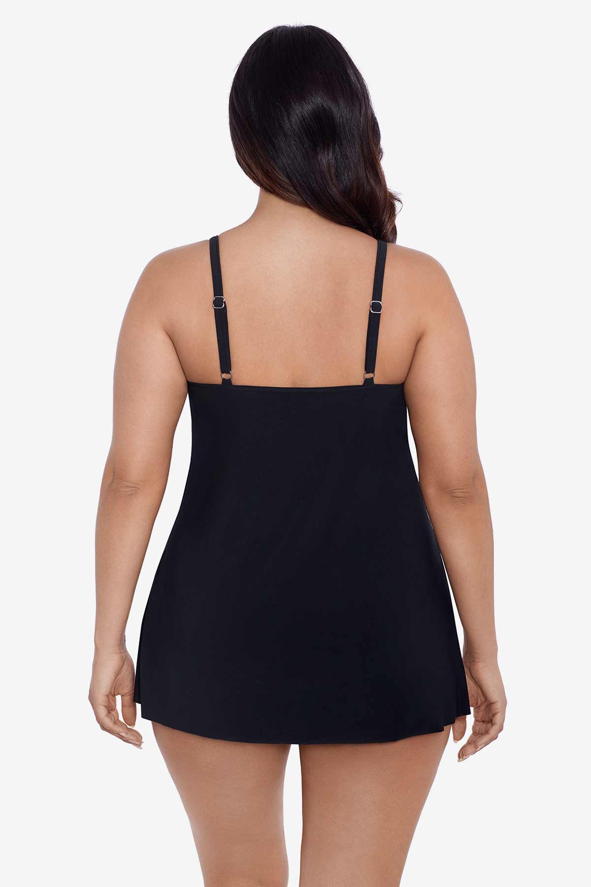 Emilia One Piece Swim Dress Solid – Longitude Swim