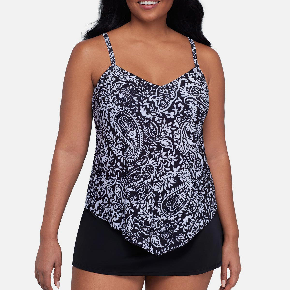 Trimshaper Hank Tankini Top Boho Classic – Longitude Swim