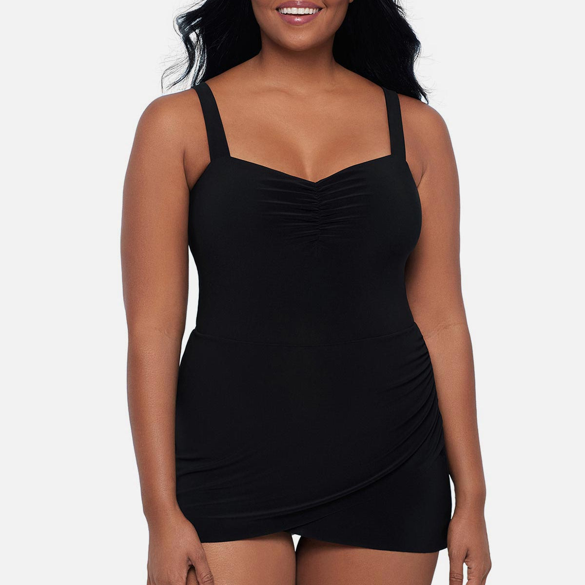 Trimshaper Laura Swim Dress Black – Longitude Swim