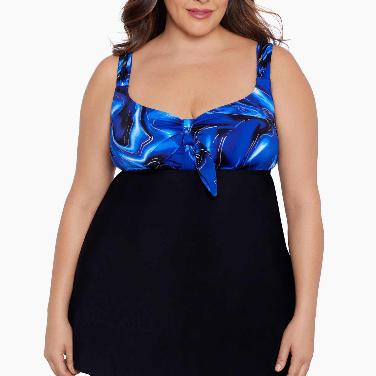 Longitude Tie Front Swim Dress Infinite Shine – Longitude Swim