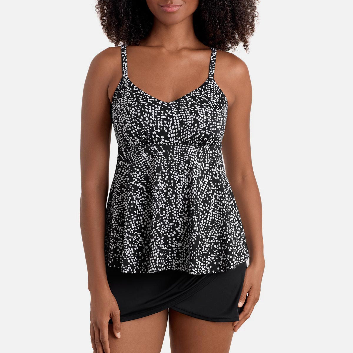 Shape Solver V-Neck Tankini Top Pebble Beach – Longitude Swim