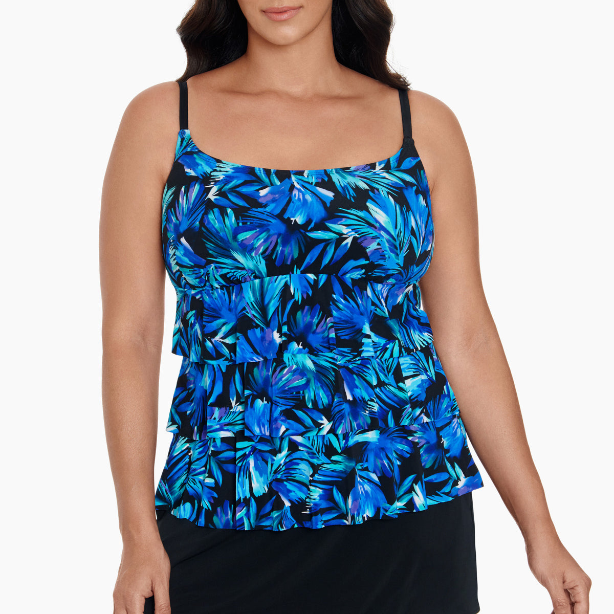Long Torso Ruffle Faux Skirtini - Toucan Play – Longitude Swim